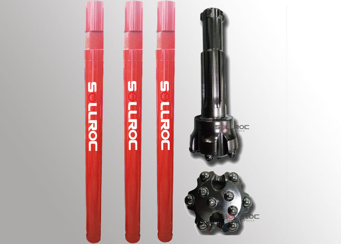 Low Air Pressure Down The Hole Hammer HBR Series For Shank BR1 BR2 BR3