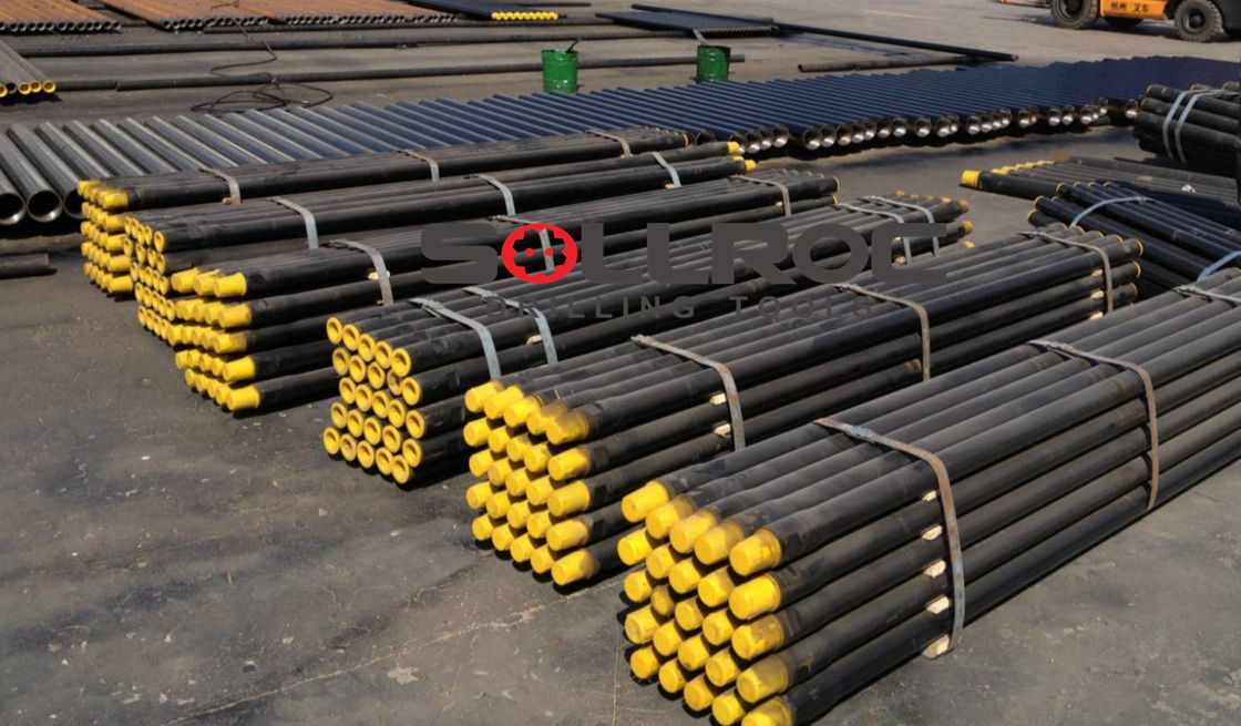 3'' Diameter 76mm Thread Drill Steel Pipe Api Reg Material R780 Black Color
