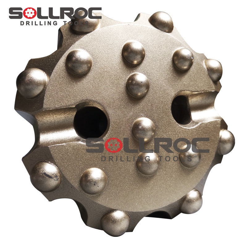 Concave Face 115mm Tungsten Carbide Drill Bits For Medium Hard Rock ...