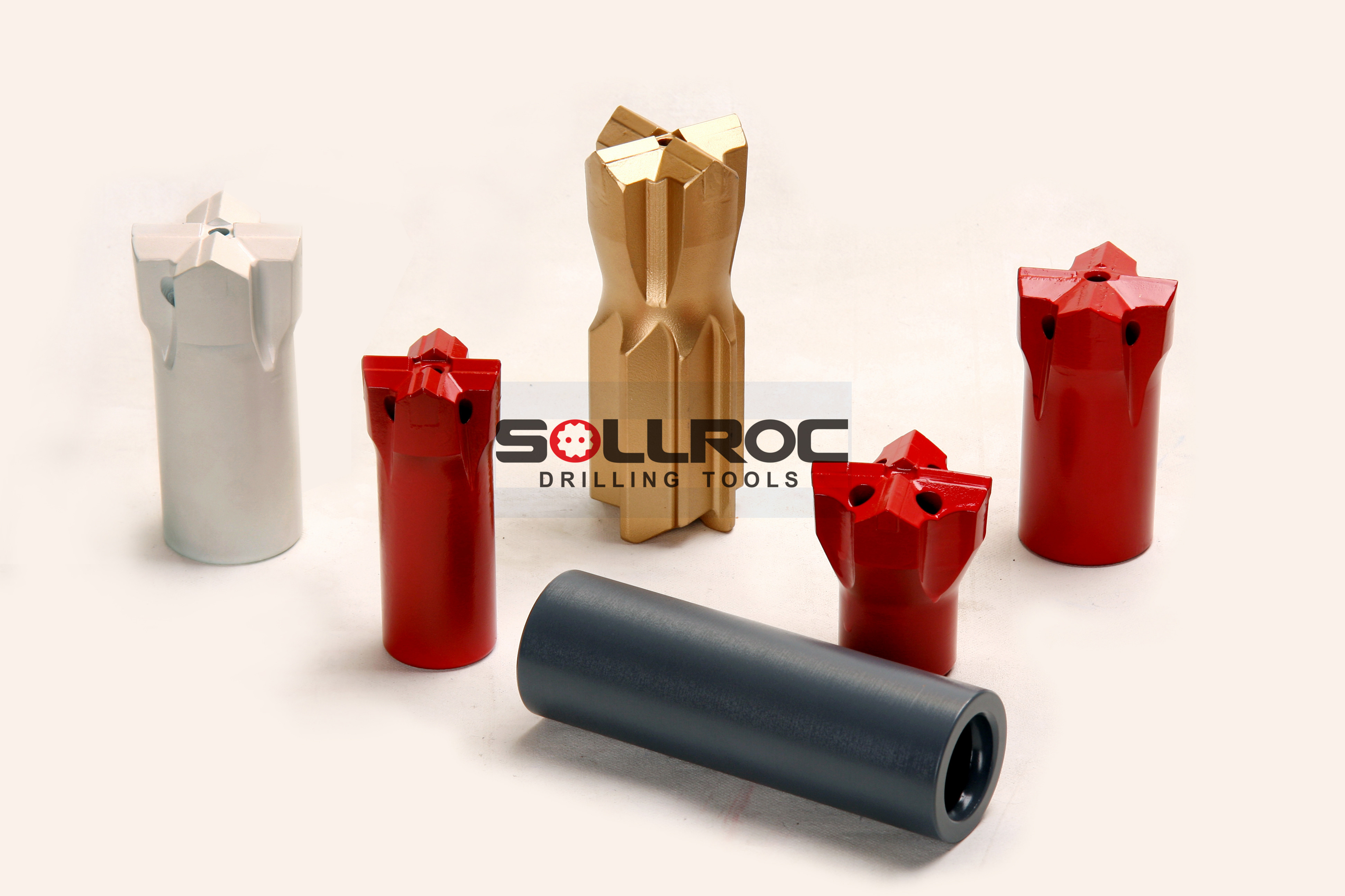 Rock Drilling Tools Taper Button Drill Bits Tapered Cross Bits